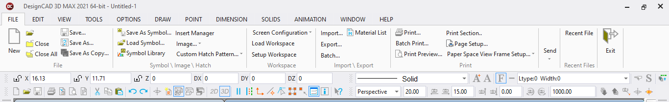 File Options - DesignCAD 2021 User Guide